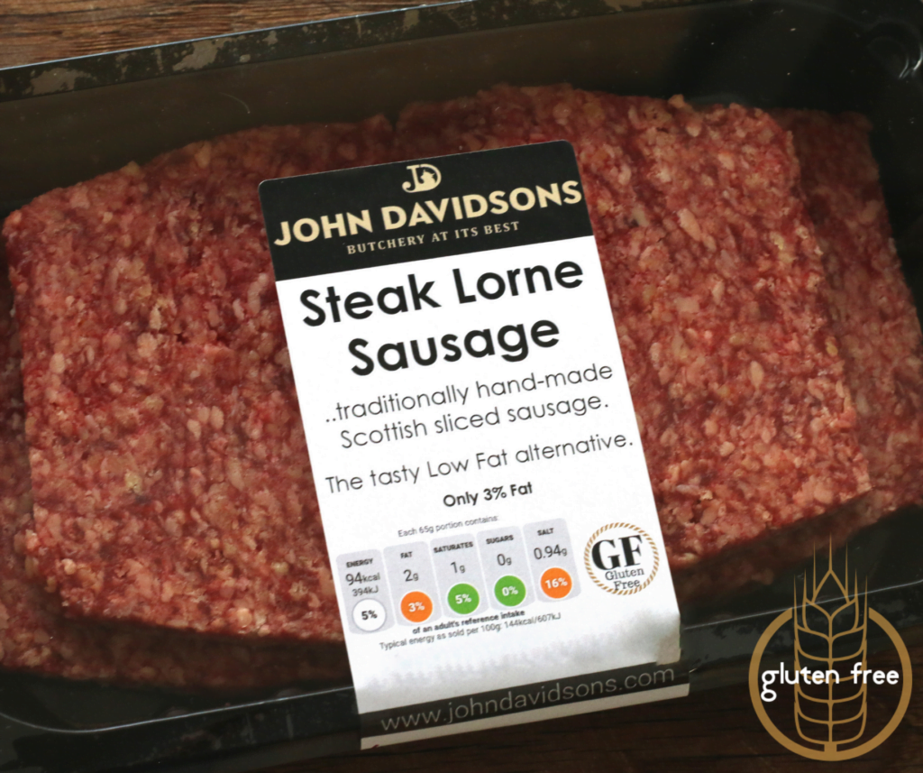 Beef Steak Lorne Sausage - John Davidsons