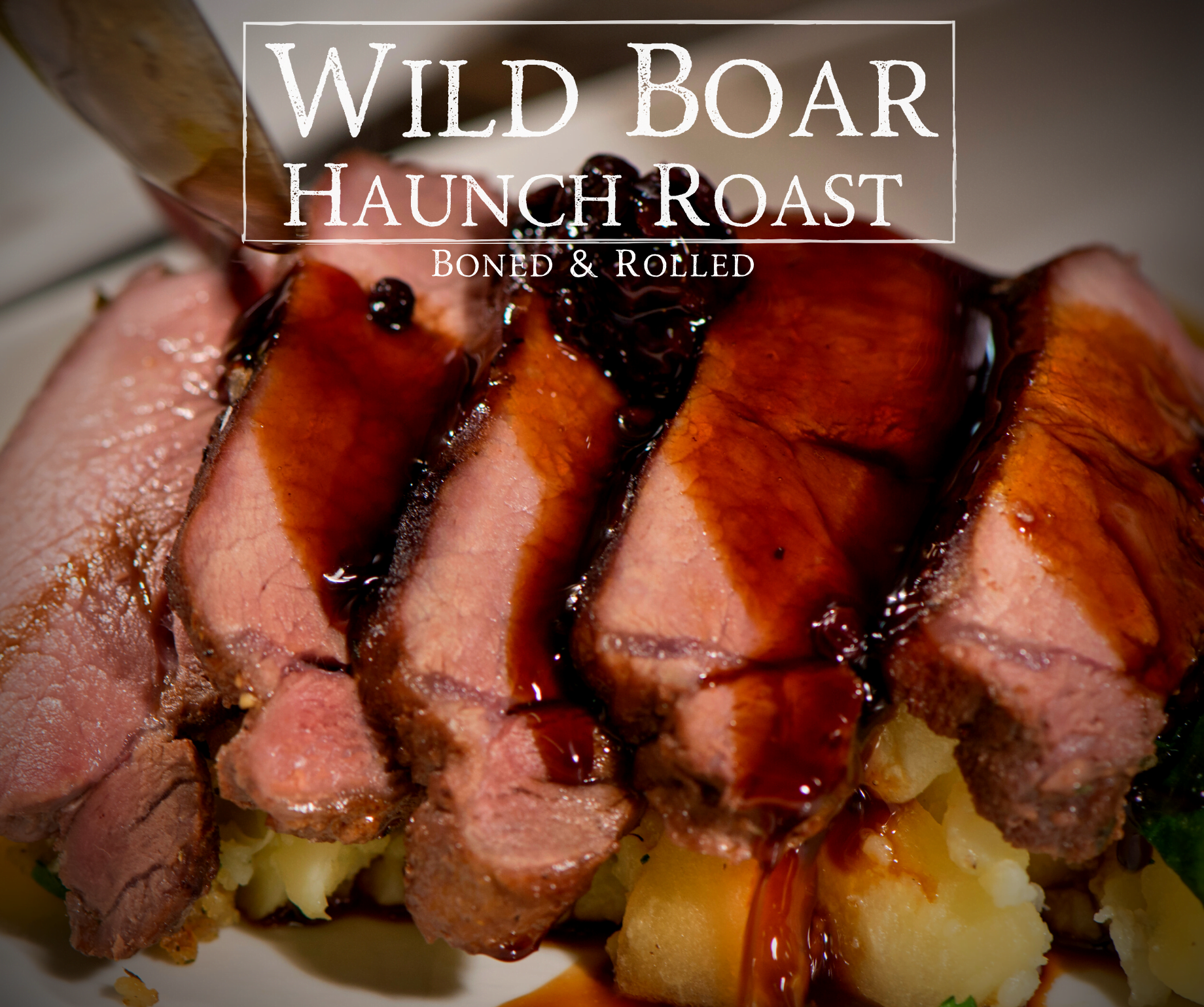 Wild Boar Haunch Boneless Roast - John Davidsons