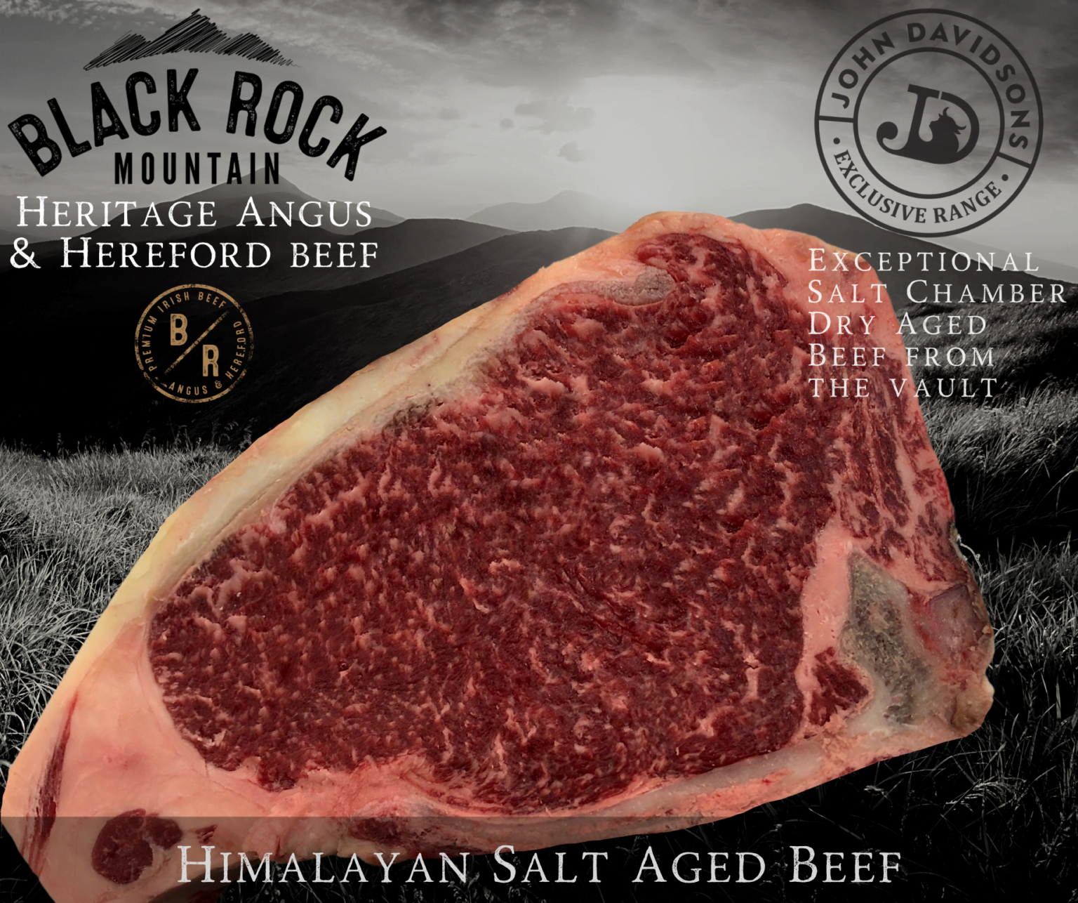 Sirloin Steak Bone-in Black Rock Mountain - John Davidsons