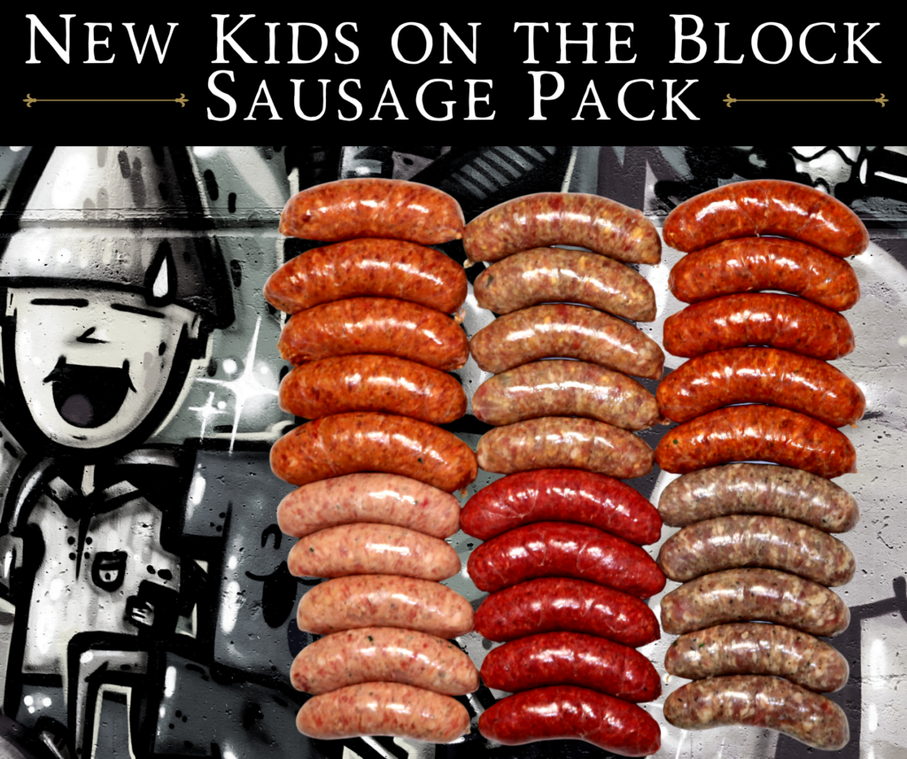 BBQ Sausage Taster Pack ~ New Kids on the Block - John Davidsons