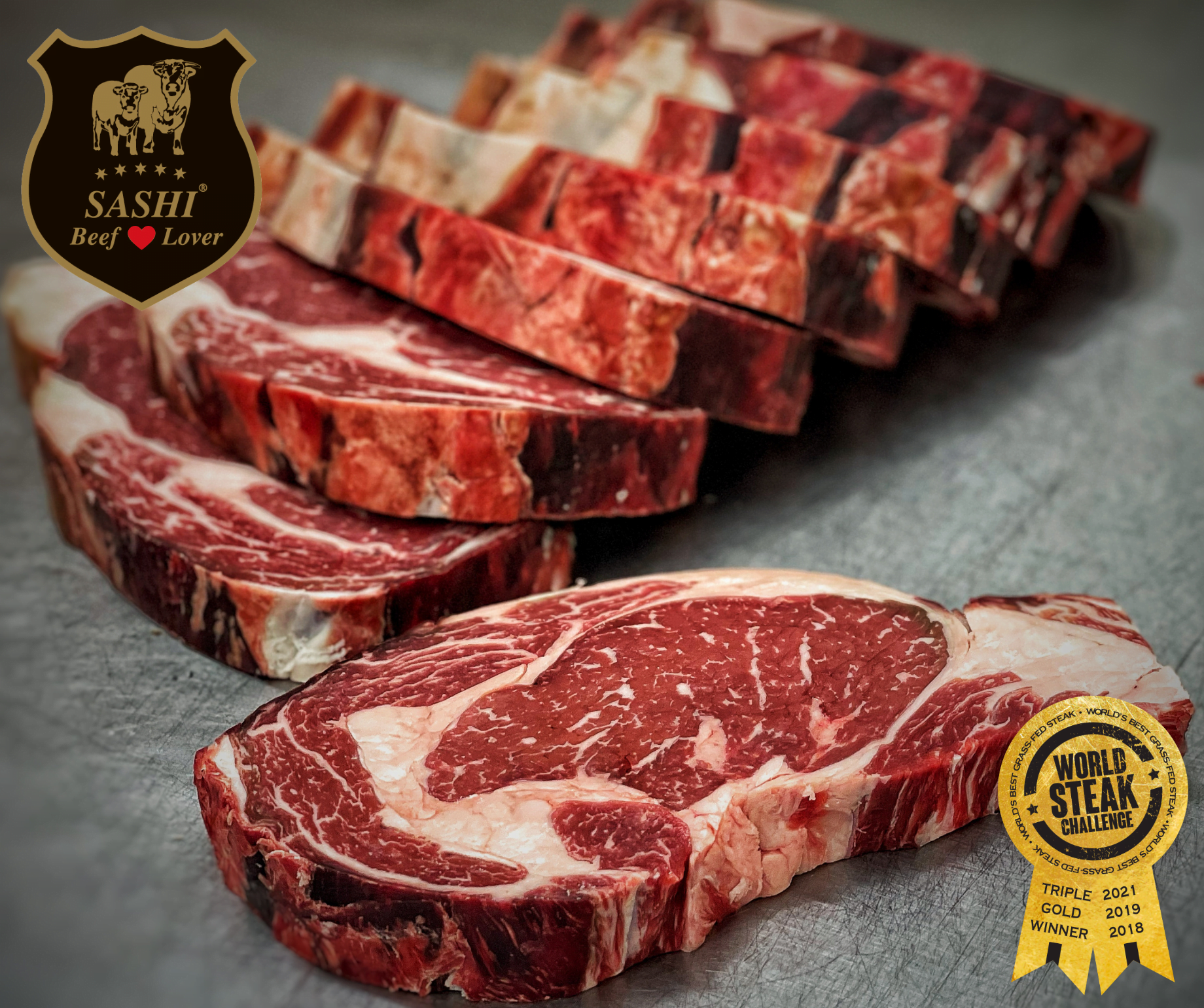 Sashi Beef Ribeye Steak - John Davidsons