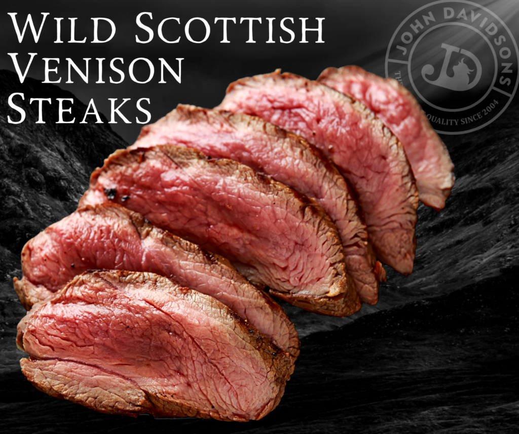 Red Deer Venison Steaks - John Davidsons