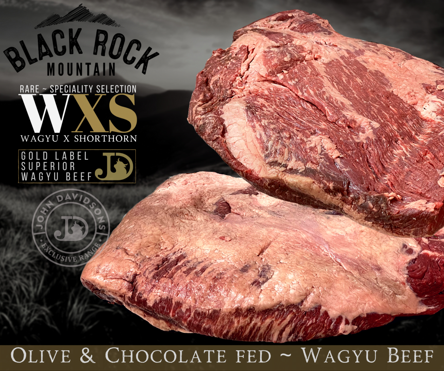 Brisket Point End of WXS Wagyu GOLD - John Davidsons