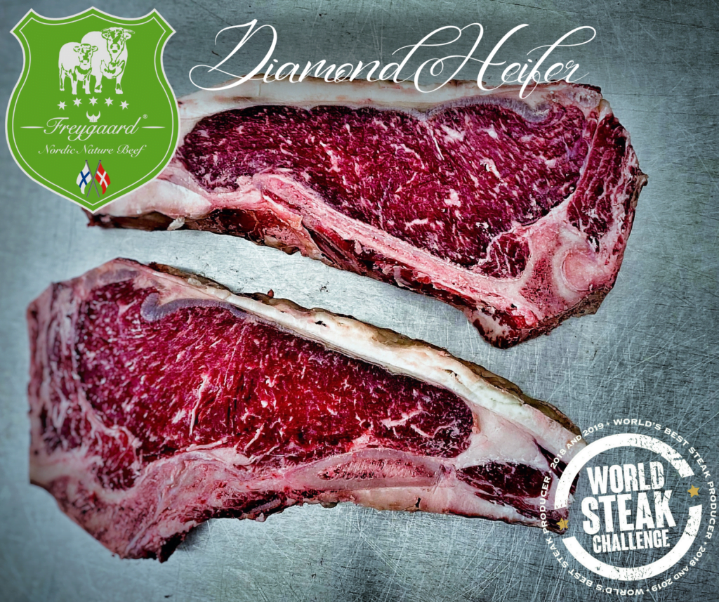 Freygaard Nordic Nature Diamond Heifer Bone in Sirloin Steak - John ...