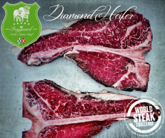 Freygaard Nordic Nature Diamond Heifer Porterhouse Steak - John Davidsons