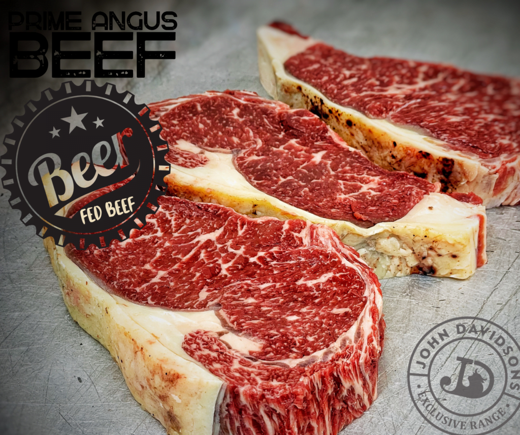 Prime Angus Beer Fed Sirloin Steak - John Davidsons