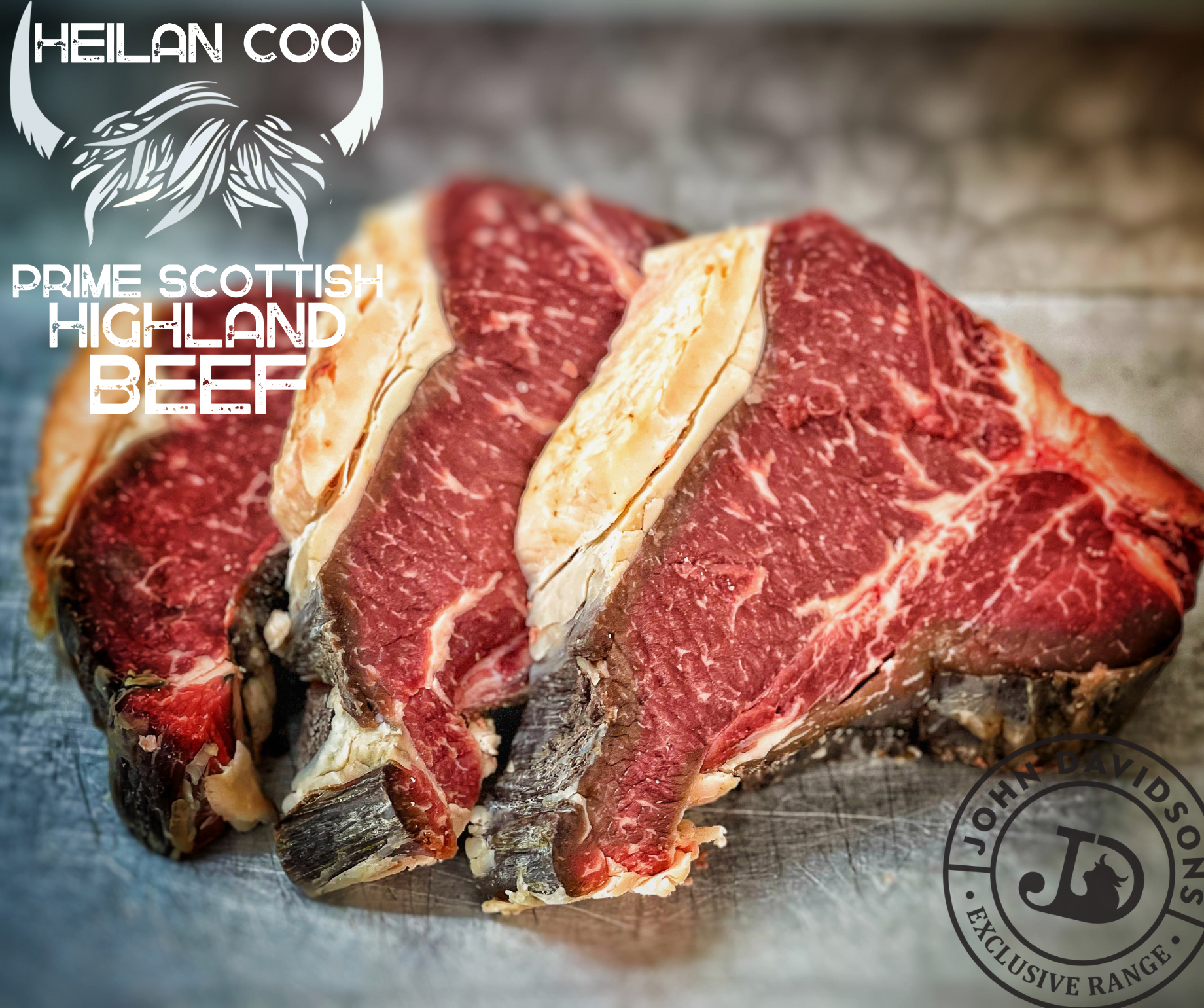 Highland Cow T Bone Steak - John Davidsons