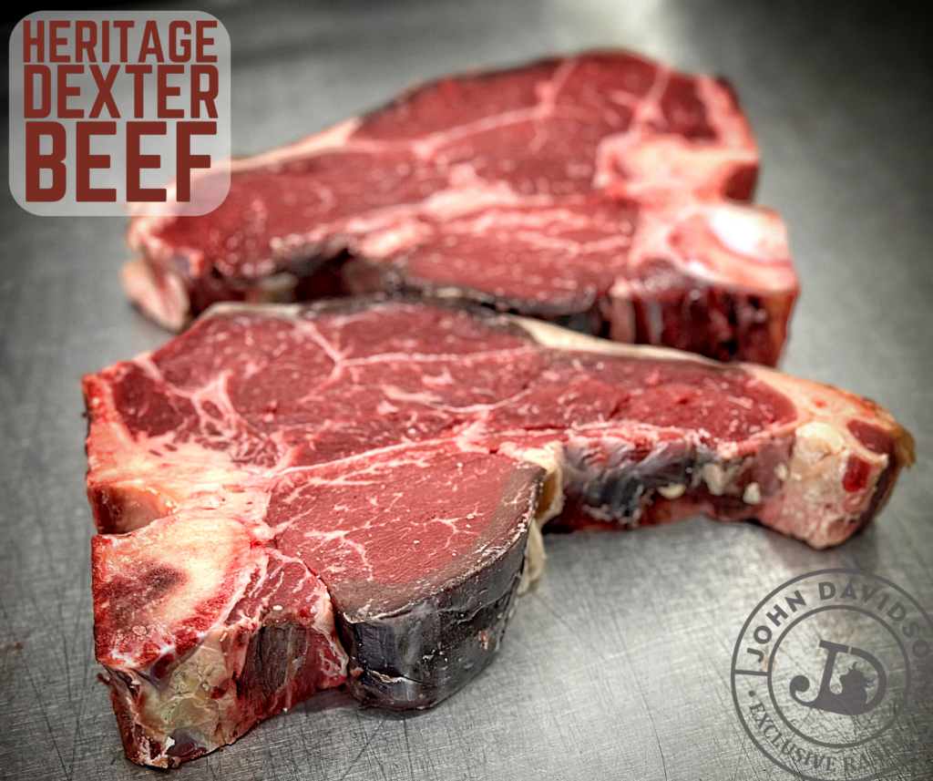 Heritage Dexter Beef Porterhouse Steak - John Davidsons