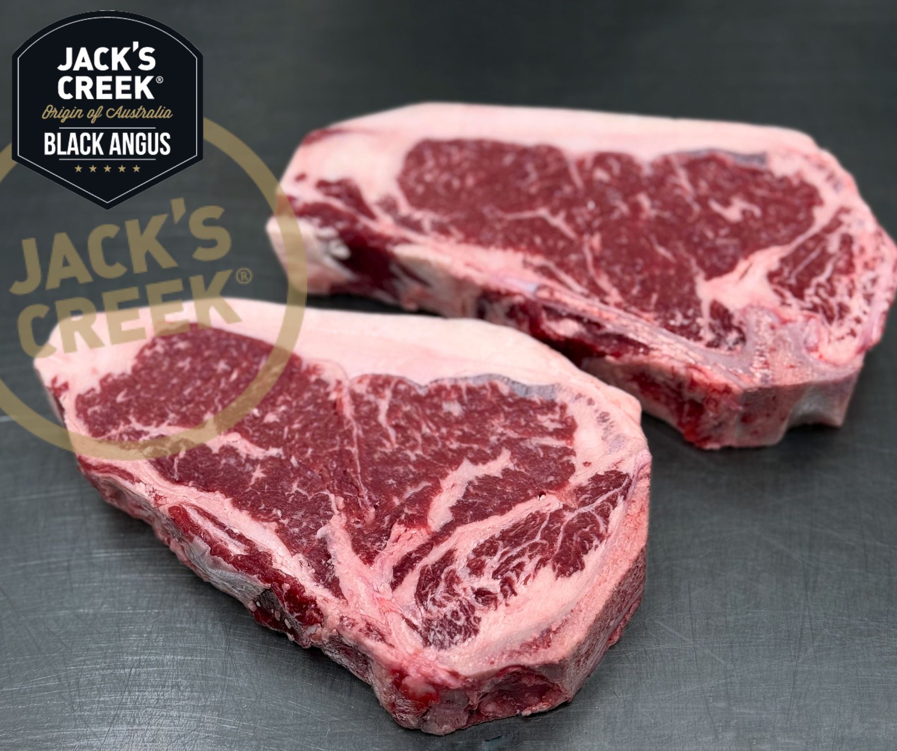 Jacks Creek Black Angus Bone-in Sirloin Steak - John Davidsons
