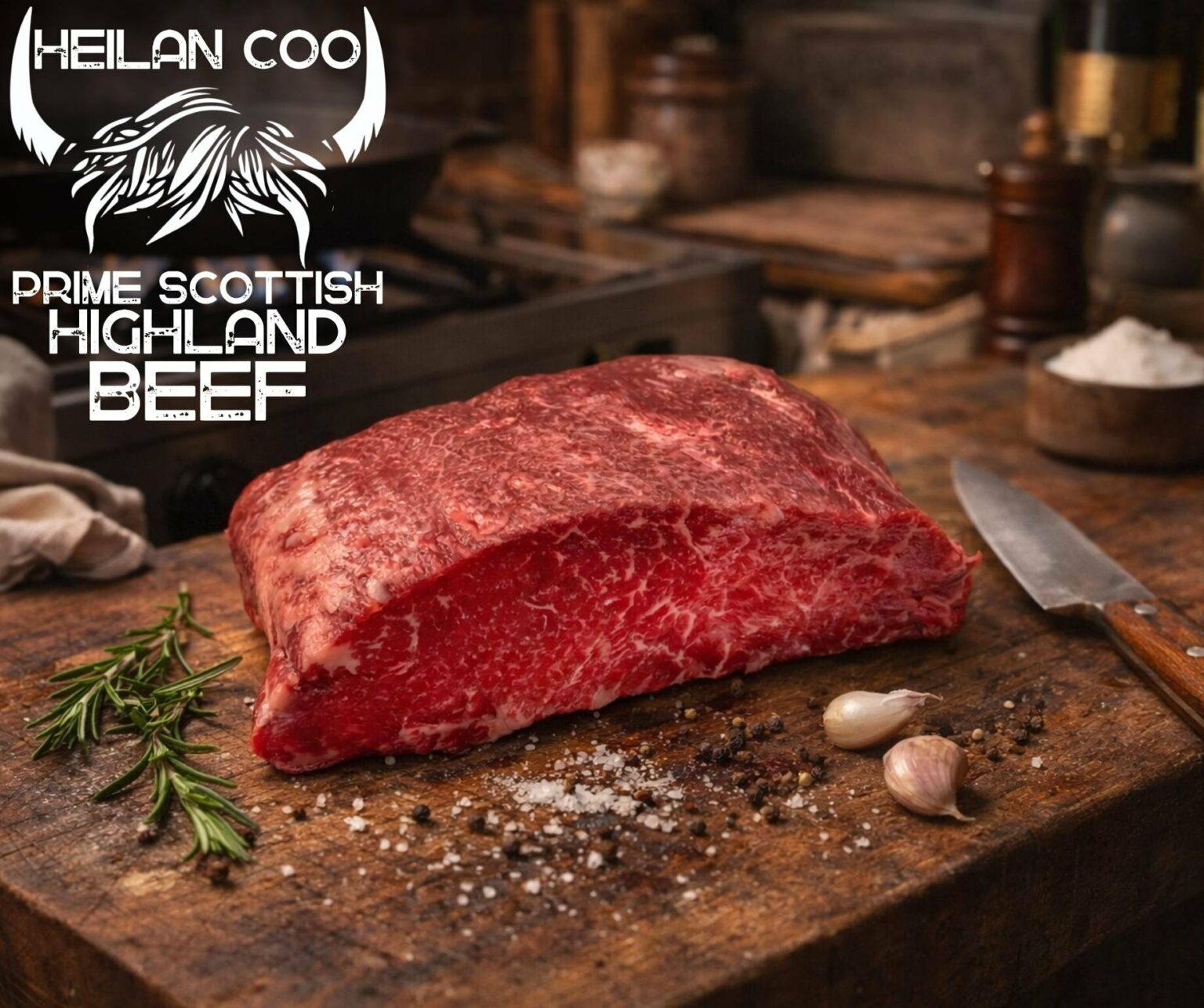 Highland Cow Flat Iron Steaks - John Davidsons